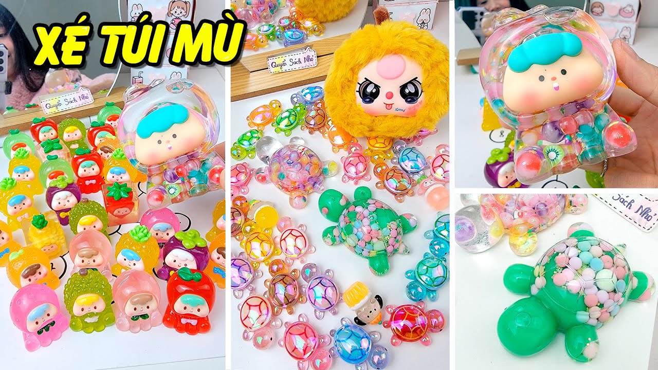 🍎🐢Siêu Vui 🍑🐢XÉ TÚI MÙ RÙA NƯỚC🍓 MOI NƯỚC SIÊU TO 🍑 🌟 Baby three 🌟 # ...