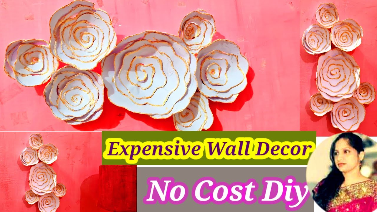 Expensive wall decor from chart paper | Easy diy idea | Home Decor idea ...