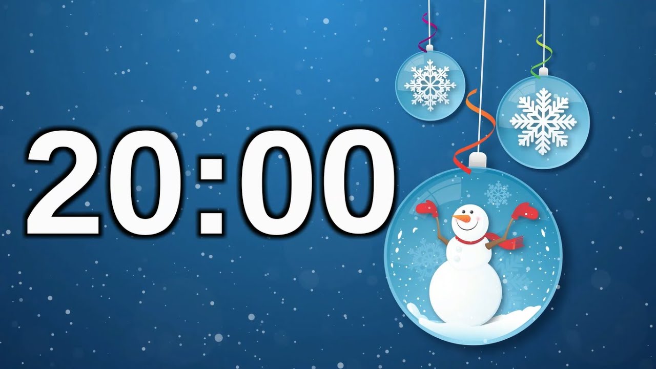 20 minute snowman timer - YouTube