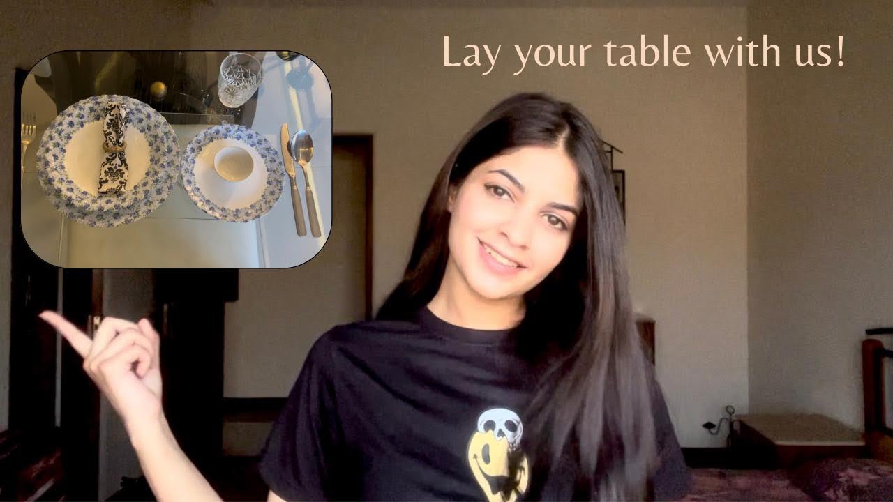 learn to lay your dining table! - YouTube