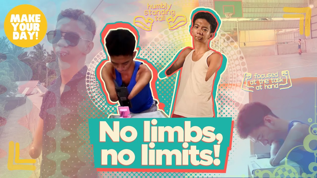 No limbs, no limits! | Make Your Day - YouTube