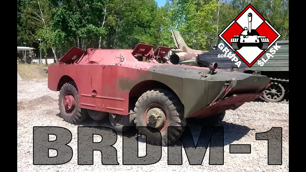 BRDM-1 - pierwsza próba - YouTube
