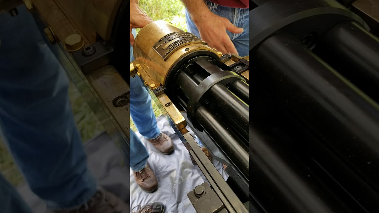 Firing pin function on Gatling Gun - YouTube
