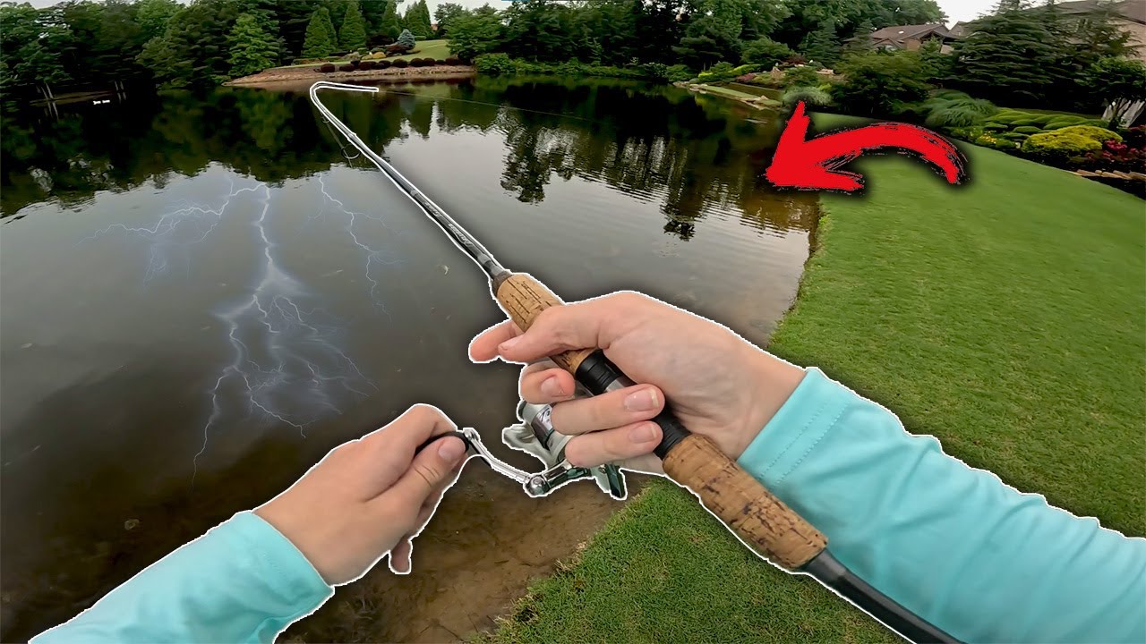 Bass Fishing In a CRAZY THUNDERSTORM! (SCARY) - YouTube