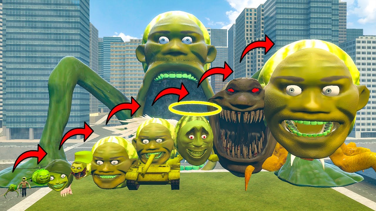 SIZE COMPARISON OF ALL THE NEWEST VERSIONS OF LIN GANG MELON! - Garry's ...
