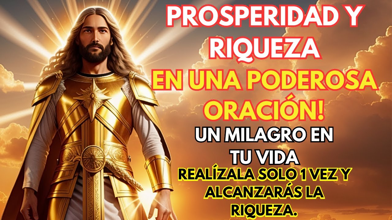 ¡PROSPERIDAD Y RIQUEZA EN UNA PODEROSA ORACIÓN! UN MILAGRO EN TU VIDA ...