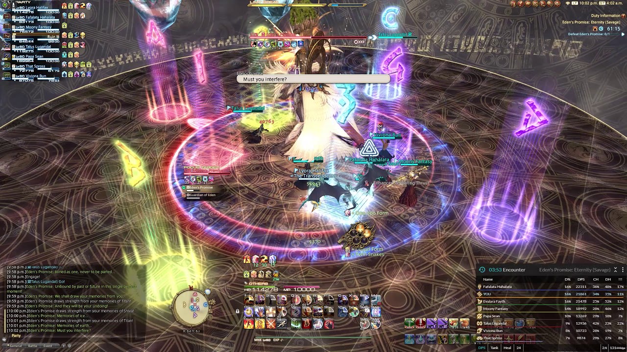 Final Fantasy XIV - Eden's Promise: Eternity (Savage) E12S First Phase ...