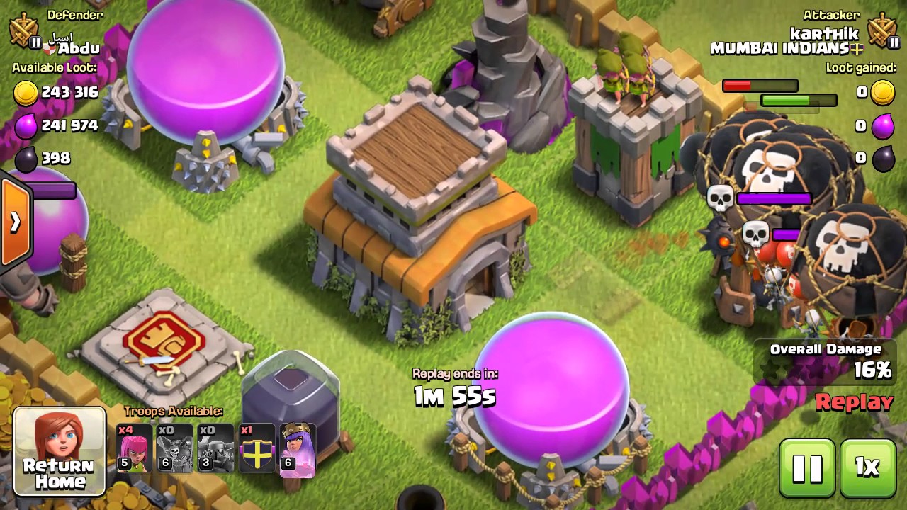 How to attack th8 max base - YouTube