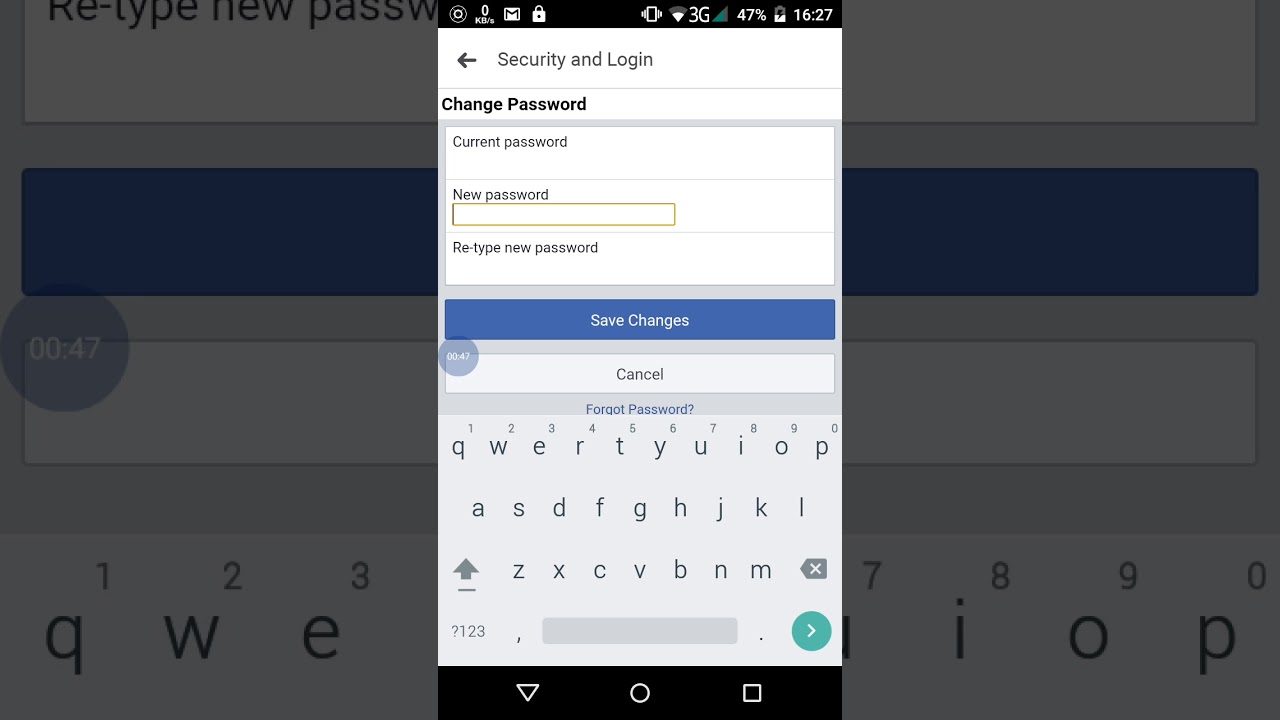How to fix problem Facebook password - YouTube