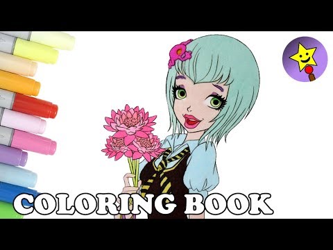 Regal Academy Joy LeFrog Coloring Book Page Regal Academy Coloring Page Kids Art