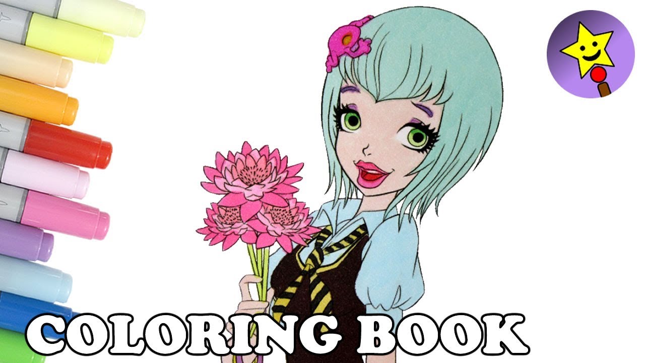 Regal Academy Joy LeFrog Coloring Book Page Regal Academy Coloring Page ...