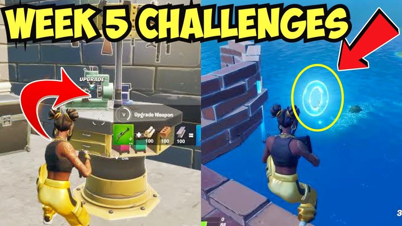 How to do ALL Week 5 challenges - Fortnite Chapter 2, Season 3 - YouTube