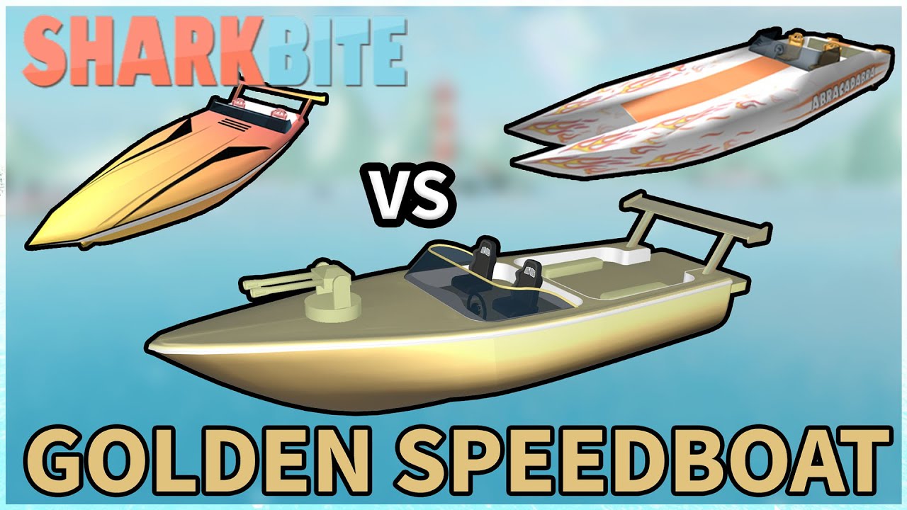 *NEW* GOLDEN BOAT IS THE FASTEST BOAT!? GOLDEN vs SPECTRE vs RAPTOR ...