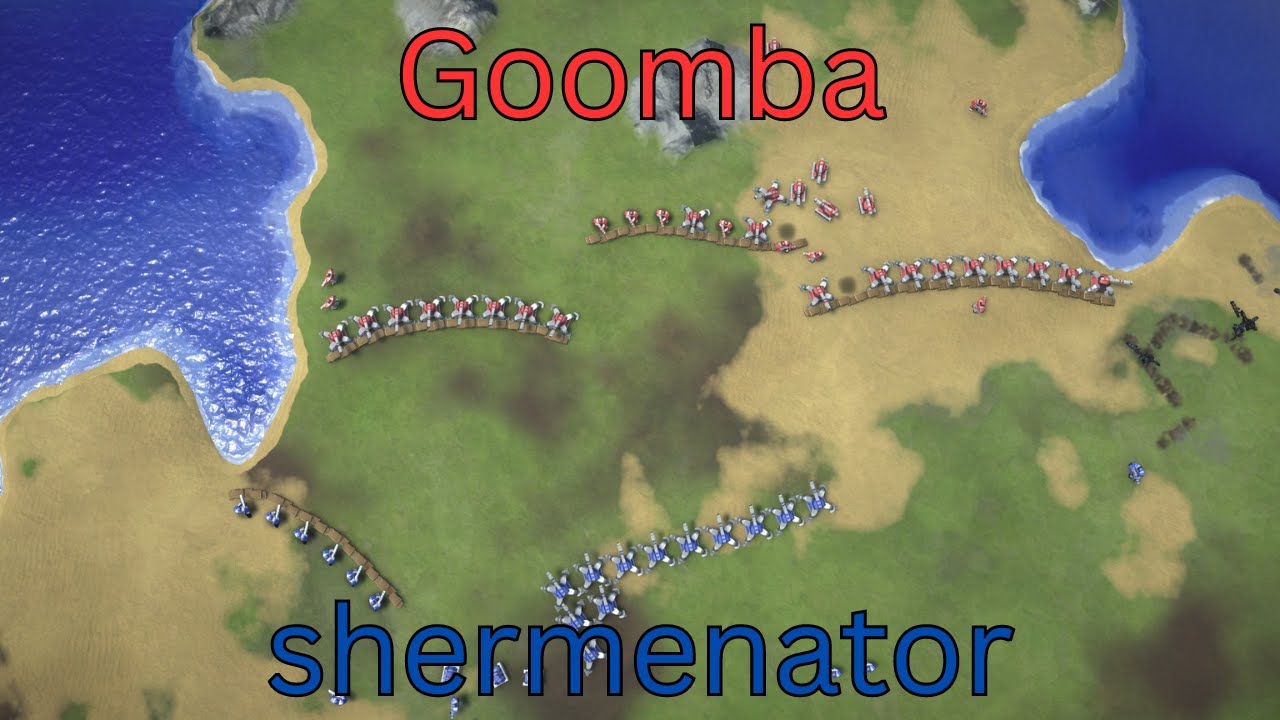 Line War Beginner's Tournament | shermenator vs Goomba | Game 1 - YouTube