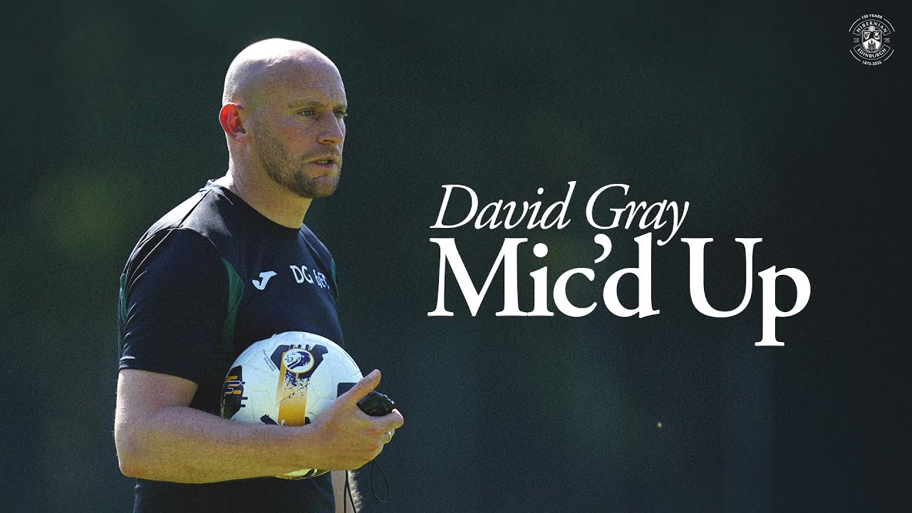 David Gray Mic'd Up On Pre-Season - YouTube