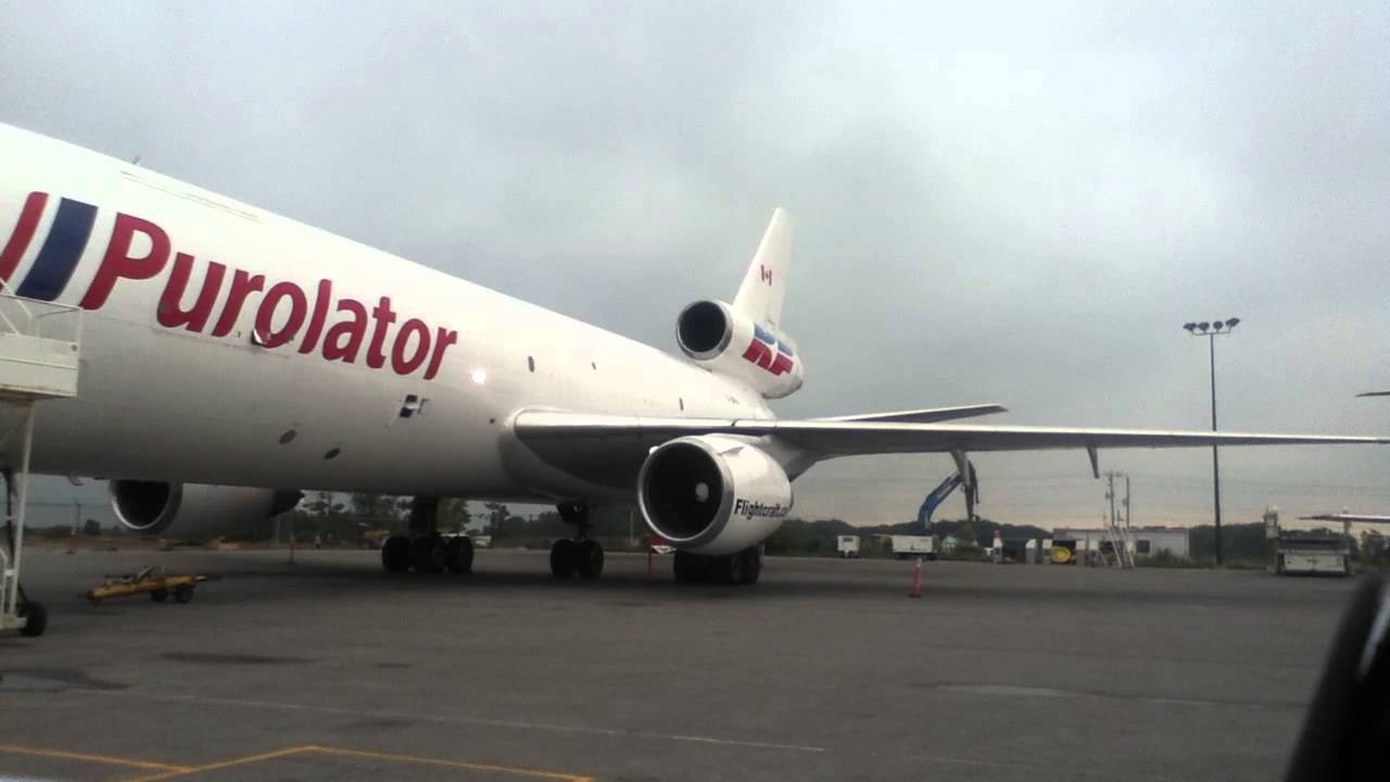 DC 10 30 f engine start - YouTube