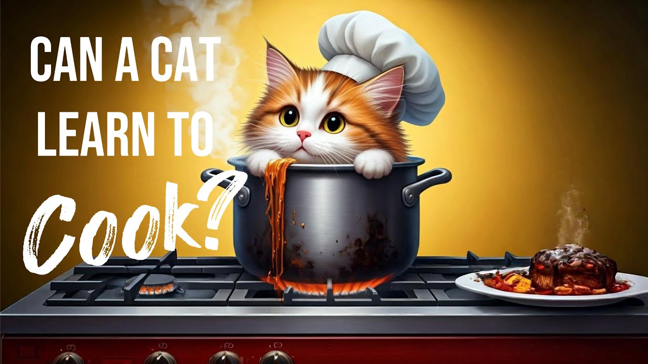 🐾 Can a Cat Learn to Cook? Hilarious Kitchen Chaos Ensues! 🍽️🐱 - YouTube