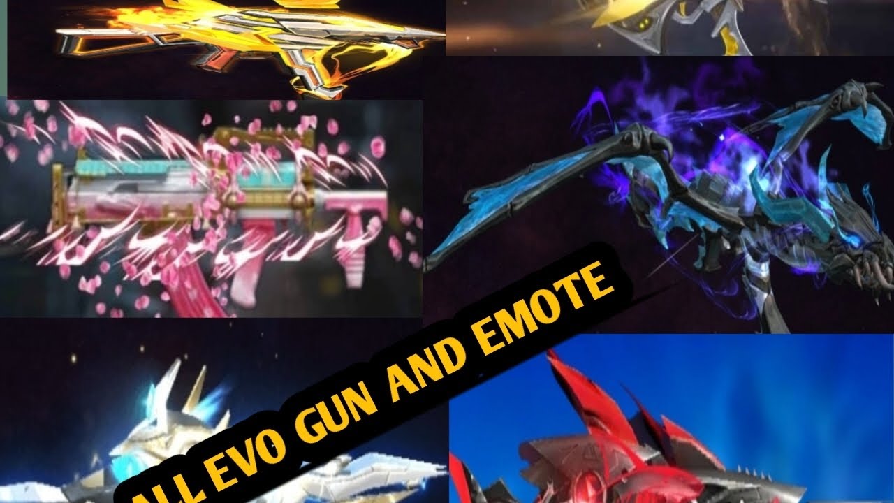 New EVO gun and emtos hightlights ff! best Evo gun - YouTube