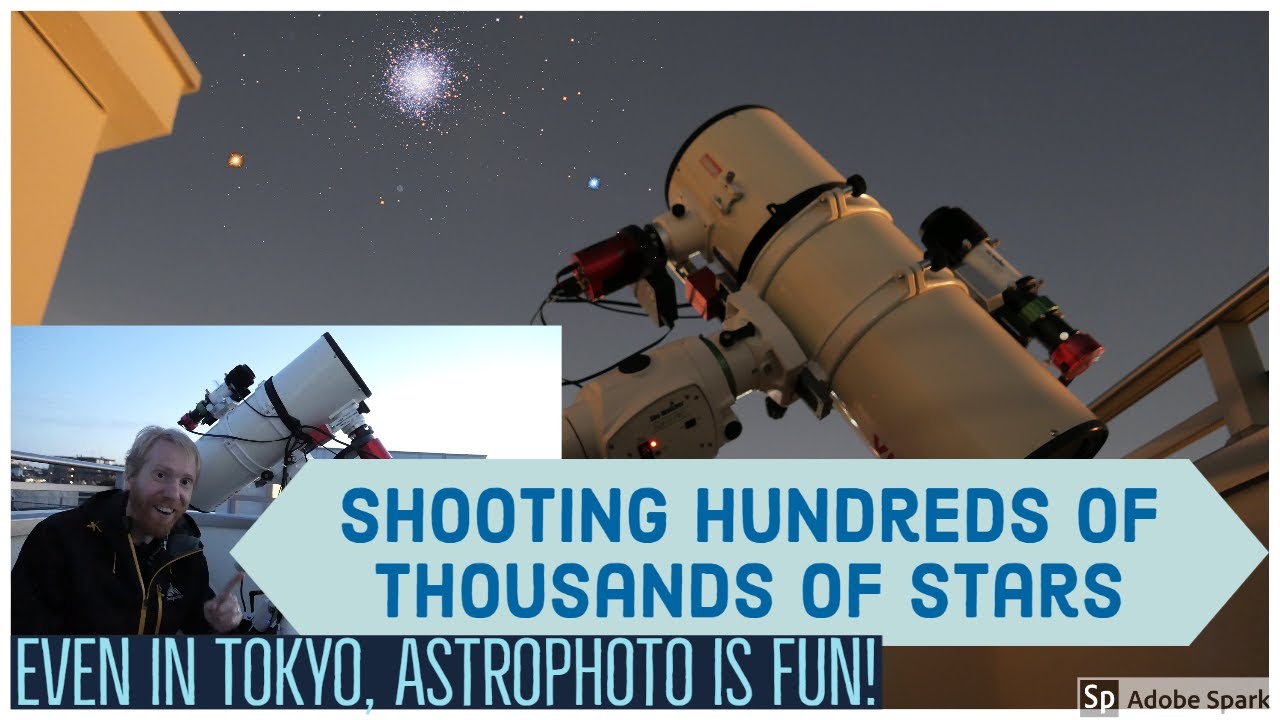 Taking pictures of hundreds of thousands of stars... from Tokyo! - YouTube