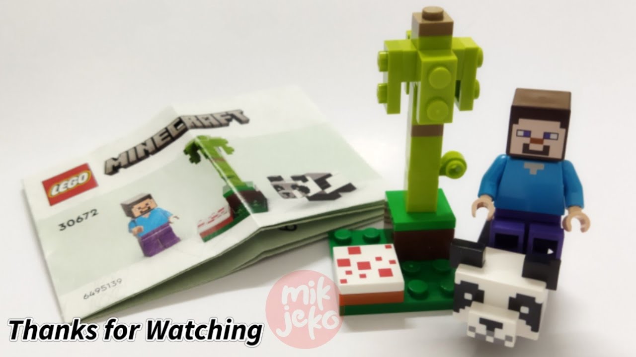 LEGO Minecraft 30672 | Unboxing & Tutorial Mainan LEGO Minecraft Toys ...