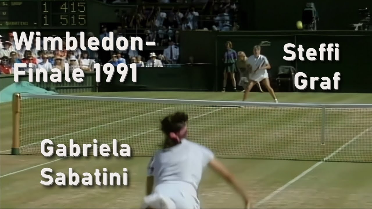 Wimbledon Finale 1991 Steffi Graf - Gabriela Sabatini (in HD) - YouTube