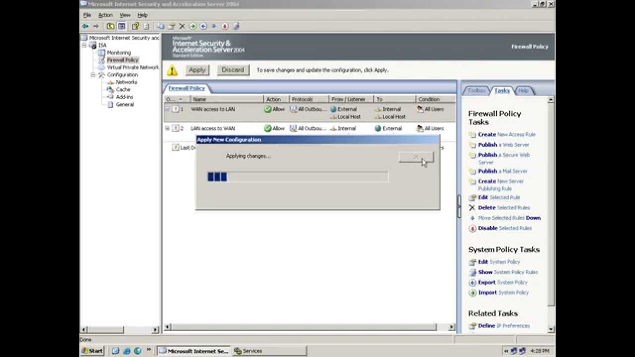 LAN & WAN can access data to ISA - YouTube