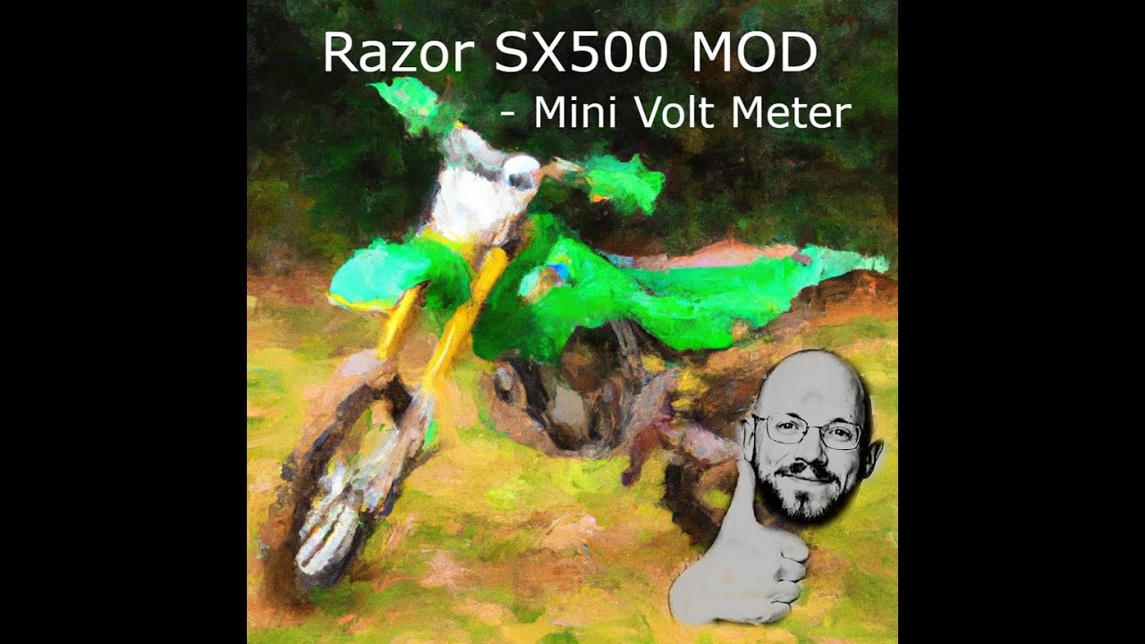 Razor SX500 mini volt meter mod - YouTube