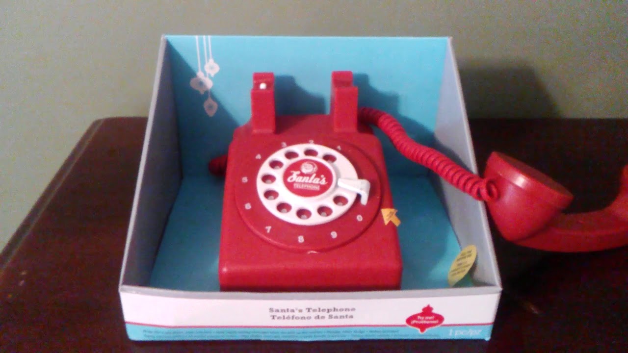 Gemmy Santa's Telephone - YouTube