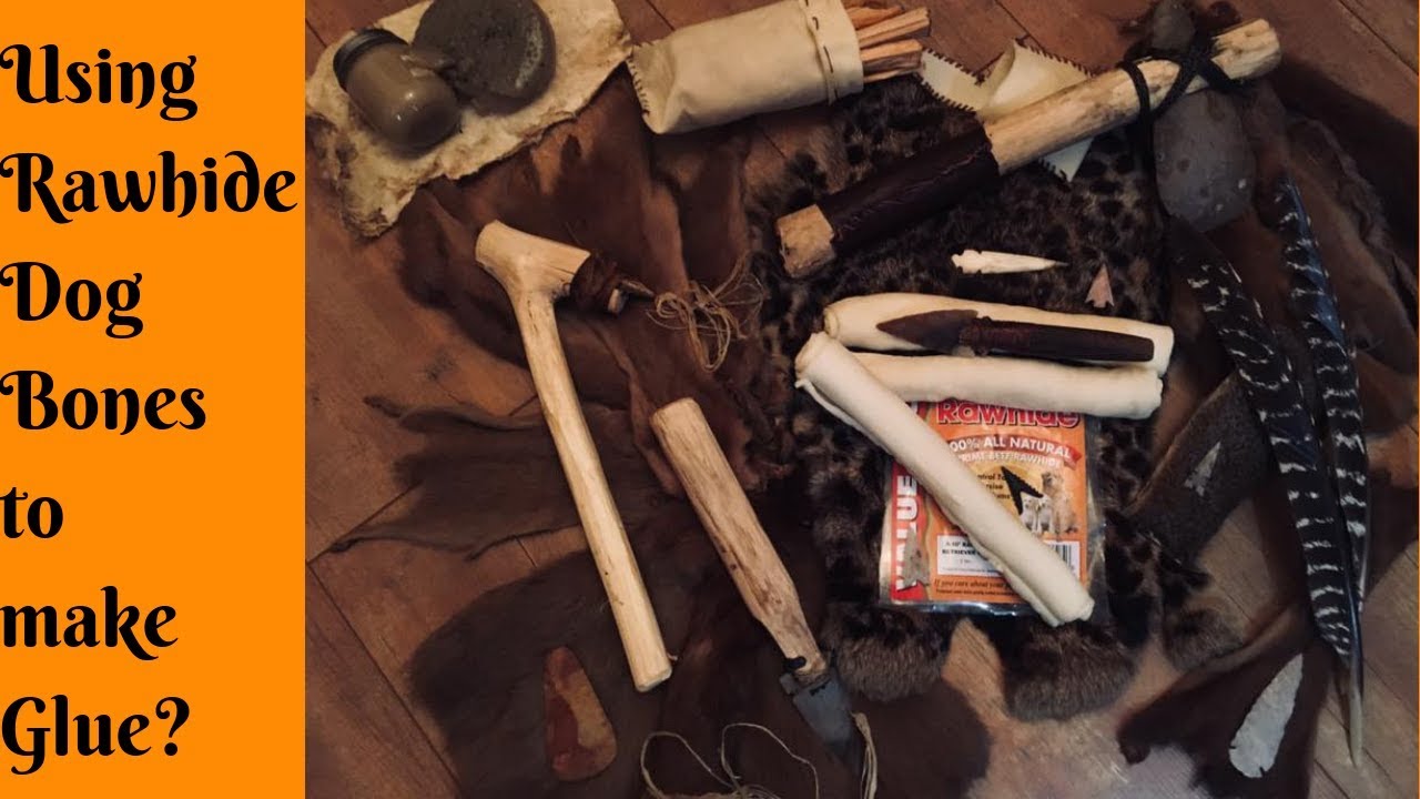 Bushcraft Glue? Making Glue out of Rawhide Big Bones!! - YouTube