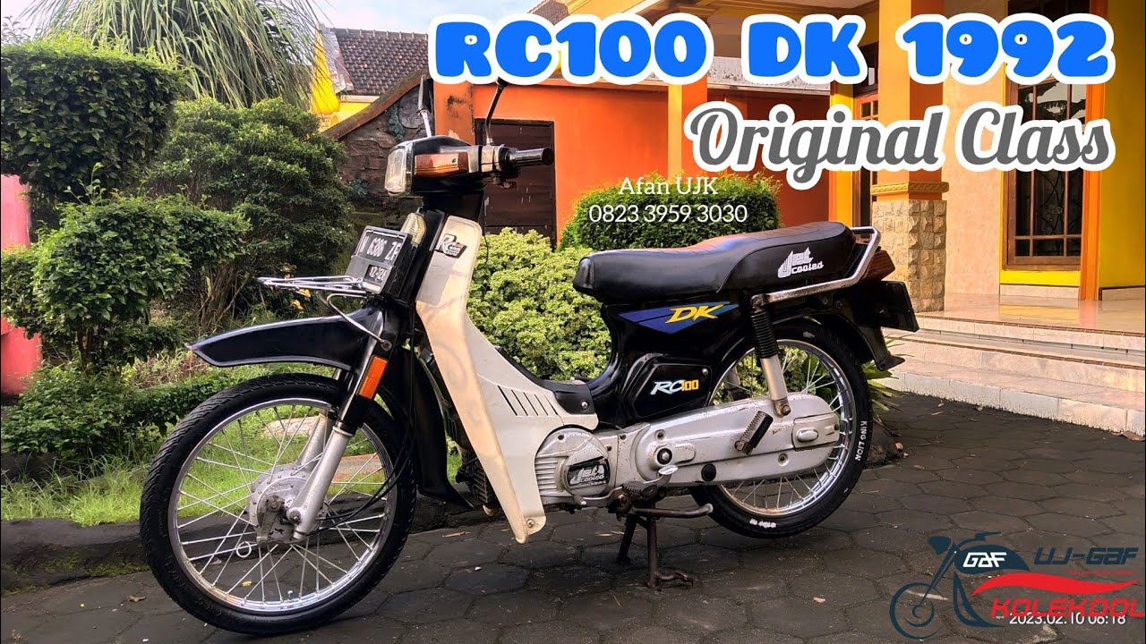 ORIGINAL CLASS SUZUKI RC100 DK 1992 KLASIK, RAPI BERSIH MESIN ENAK SIAP ...