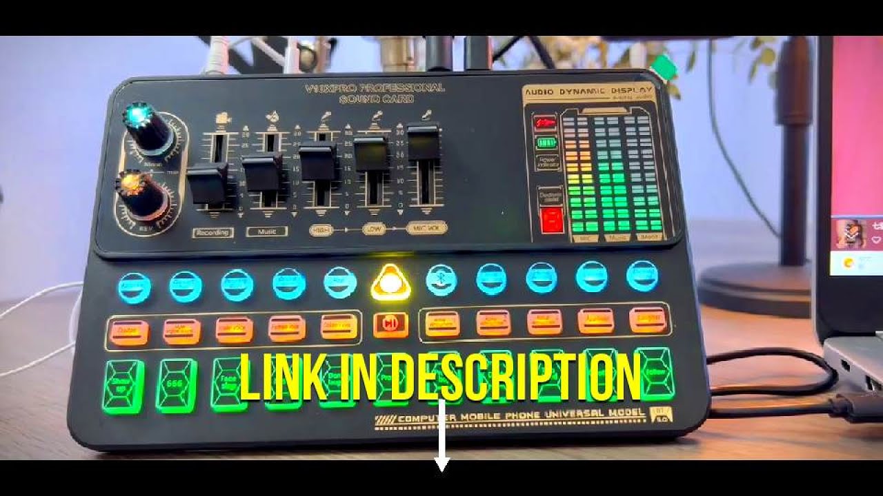 New Upgrade Professional Audio V10XPRO Sound Card Set PRO BM800 Mic ...