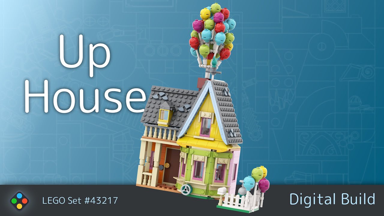 'Up' House 43217 - Digital LEGO Build - YouTube