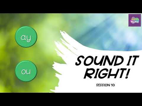 Phonics Year 2: SOUND IT RIGHT! Session 10 (ay, ou, ie, ea) #year2 # ...