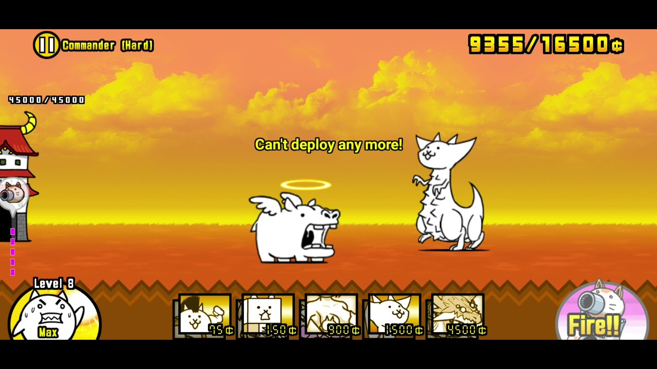 Battle Cats Commander (Hard) - Duel At Sunset Stage 3 - YouTube