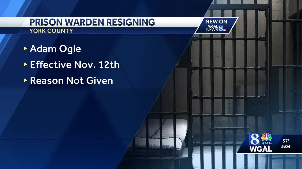 York County Prison warden Adam Ogle to resign in November - YouTube