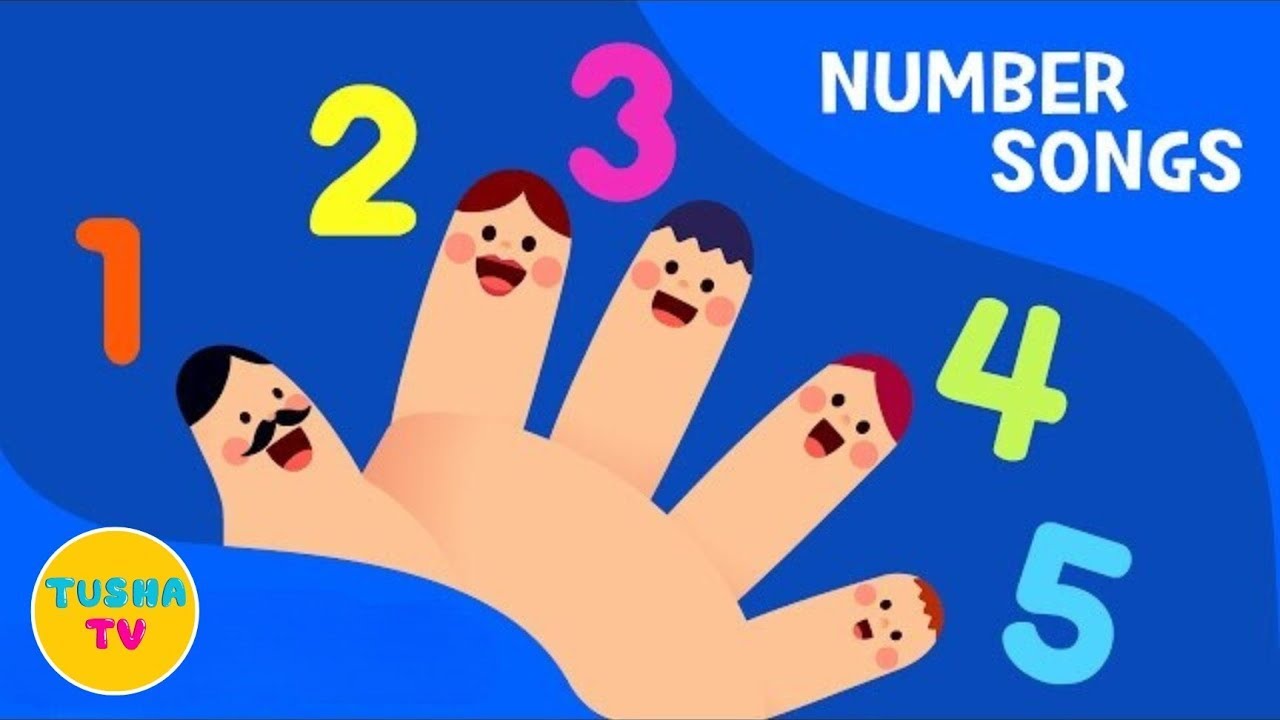 How Many Fingers Number Counting Song | Nursery Rhymes | Tusha TV ...