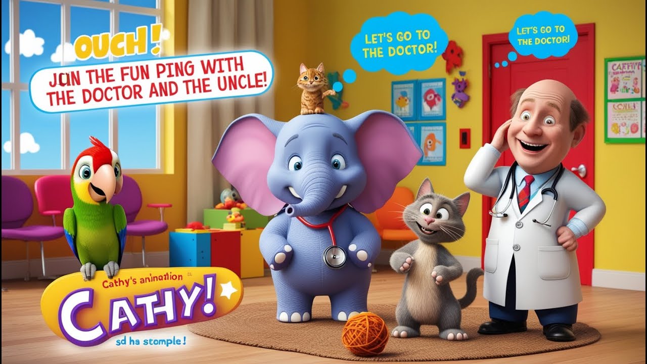 "Fun Doctor Visits & Uncle's Silly Adventures - Animated Kids Rhyme ...