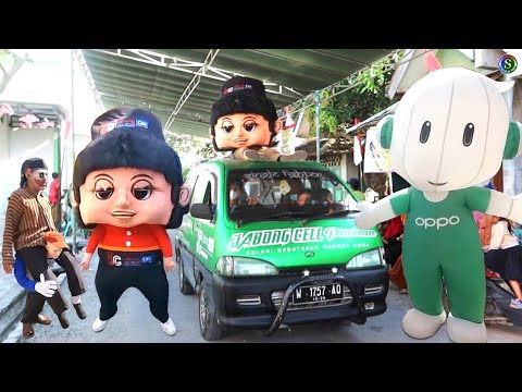 Badut Mampang Badut Oppo ikut Karnaval, Badut Mampang Joget Badut ...