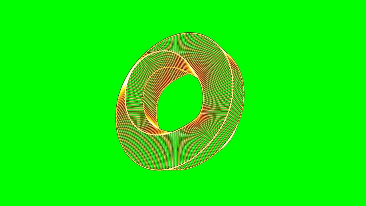 20 music audio spectrum green screen total new - YouTube