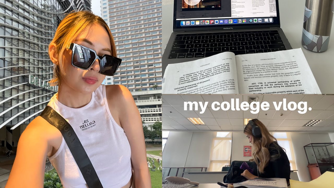 COLLEGE VLOG • Back in Taft, School Supplies Haul, & Study with Me! 📚🏹🤓 ...