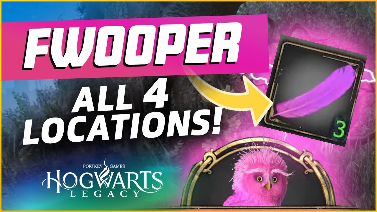 Where to Get Fwooper Feather in Hogwarts Legacy | All Fwooper Den ...