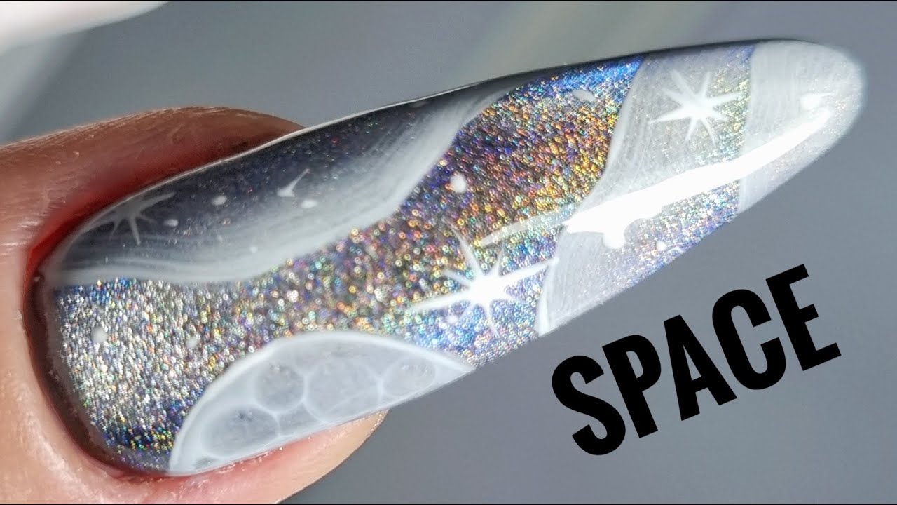 SPACE ||| Nail Design Ideas - YouTube