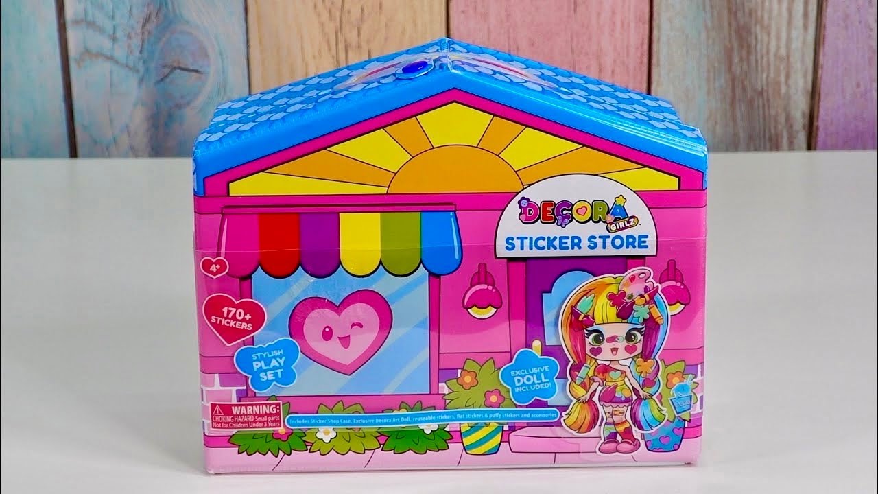 Decora Girlz Sticker Store Playset - YouTube
