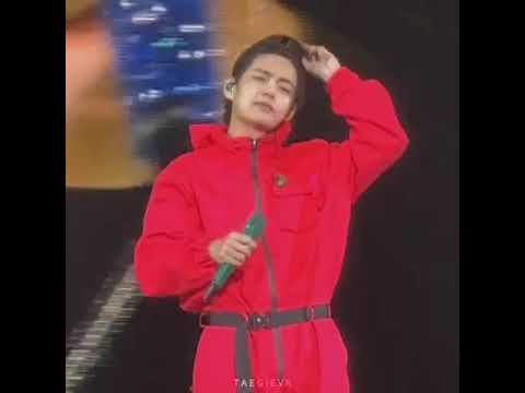 OMG TAEHYUNG SQUID GAME COSTUME 💜 #permissiontodanceonstage #btsonlineconcert #btsonlineconcert2021