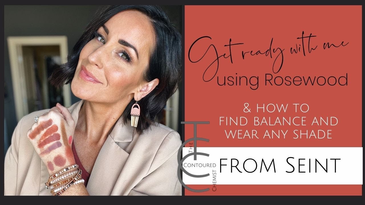 Get Ready with Me using Seint's IIID Foundation Shade Rosewood with ...