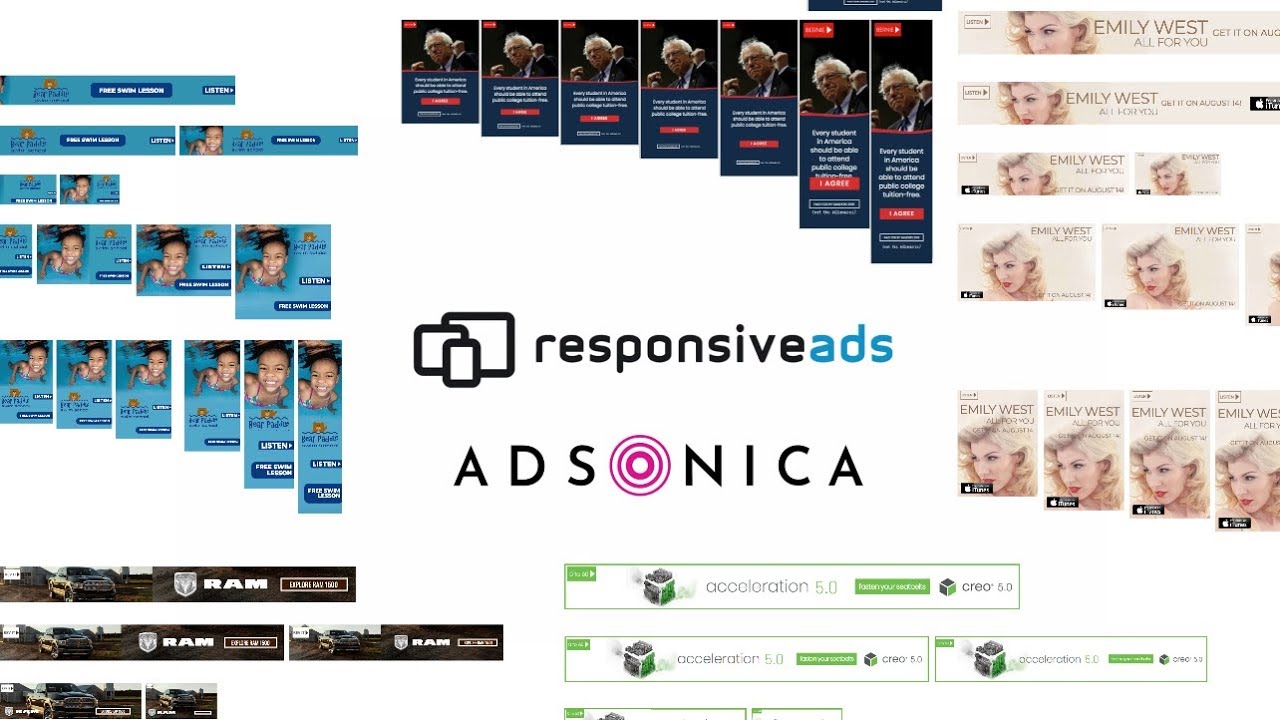 ResponsiveAds with Adsonica integration Fully-Fluid™ Examples - YouTube