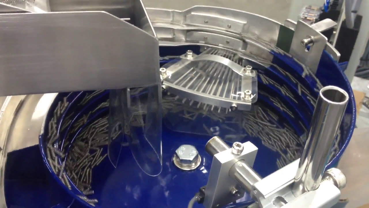 Spring Bowl Feeder with 2 air tubing - - MULTIFEED Parts Feeding System ...