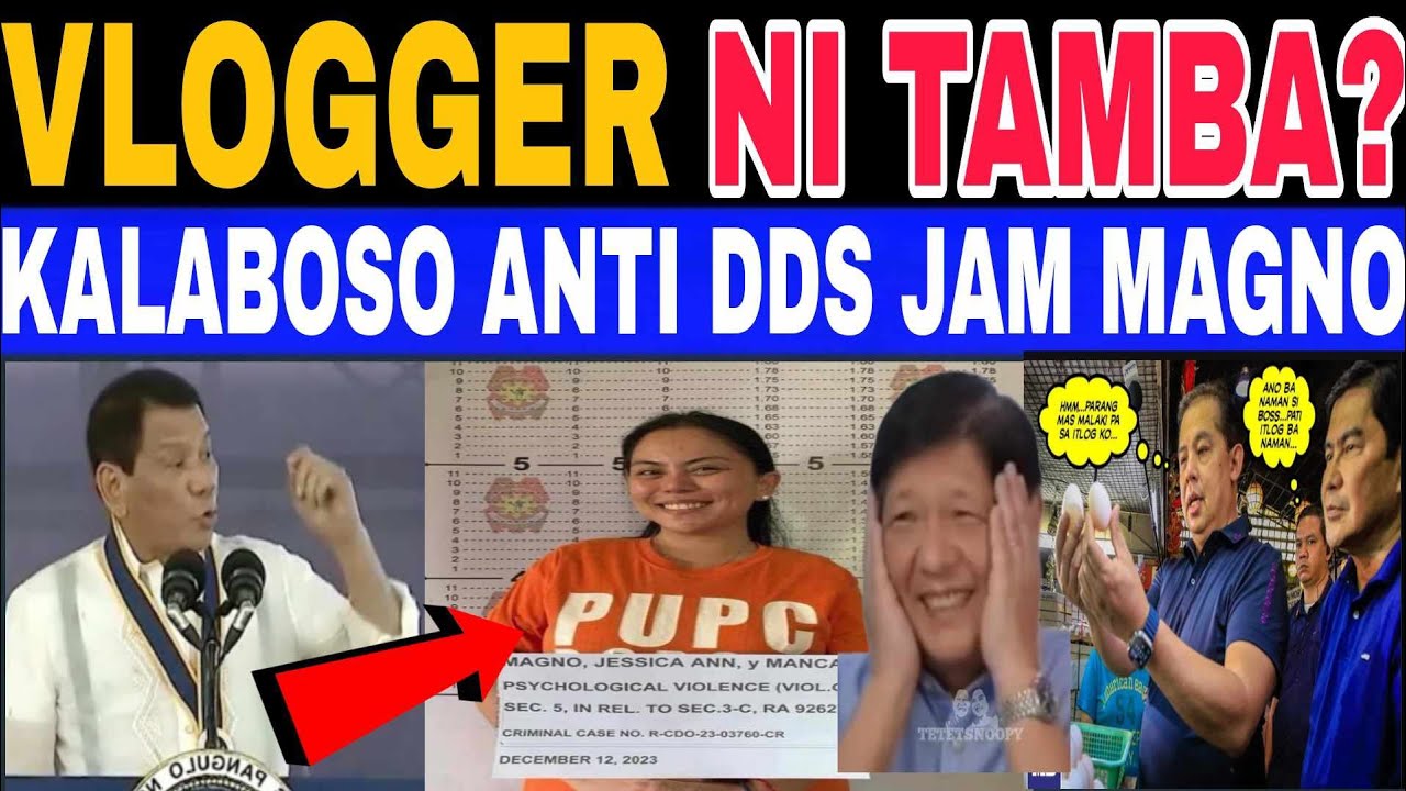 BREAKING NEWS TRENDING SI JAM MAGNO KALABOSO! #prrd #bantag #isko # ...