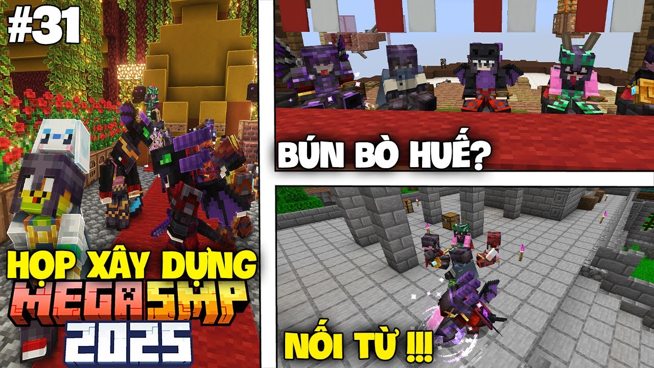 Minecraft Mega SMP 2025* Tập 31 | Team ''GỌI VỐN'' Nâng Cấp Căn Cứ? Dự ...