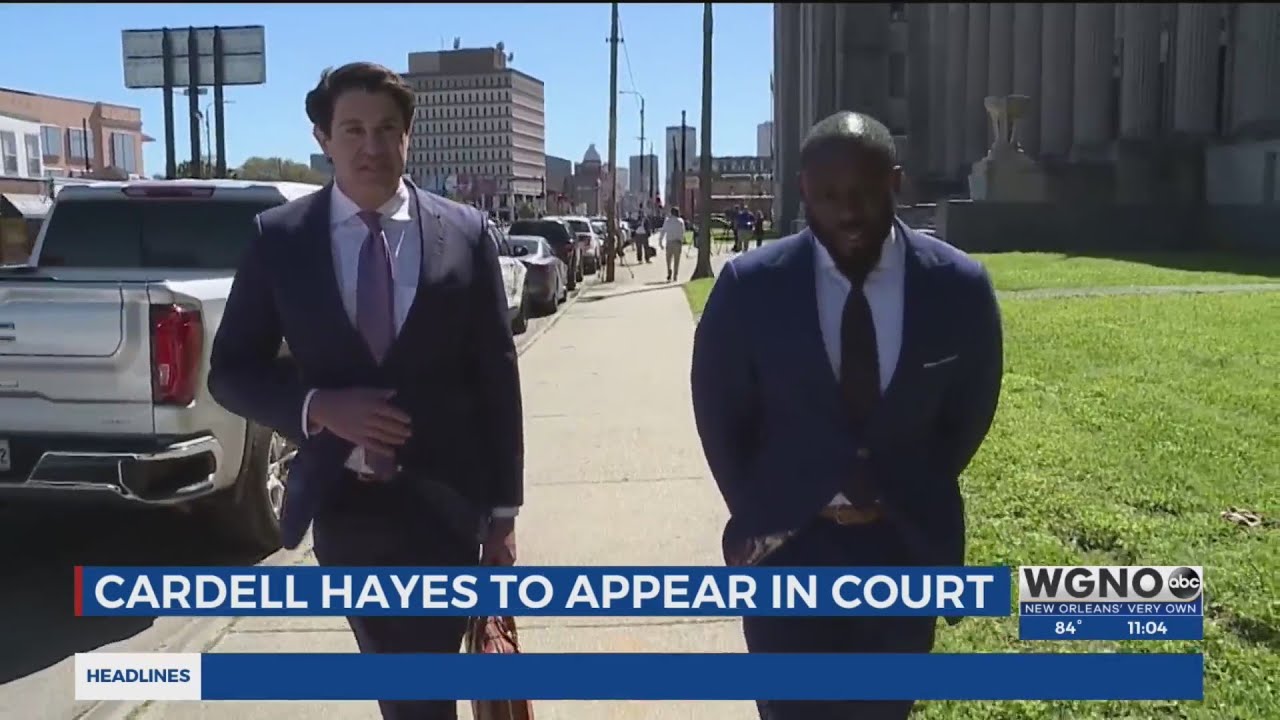 Cardell Hayes appears in court - YouTube